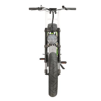 Cina Display LCD Motocicletta elettrica retrò con doppi motori da 750W e capacità di lungo raggio in vendita