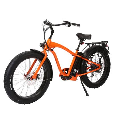 中国 高トルク電気ビーチクルーザーバイク 750Wブラシレスモーターとファットタイヤチャッビー 販売のため