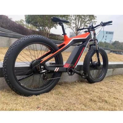 Cina Freno a disco Bicicletta da montagna idraulica elettrica E MTB Fibra di carbonio Pneumatici a grassi fuoristrada in vendita
