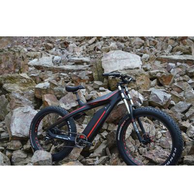 Cina Freno a disco Bicicletta da montagna idraulica elettrica E MTB Fibra di carbonio Pneumatici a grassi fuoristrada in vendita