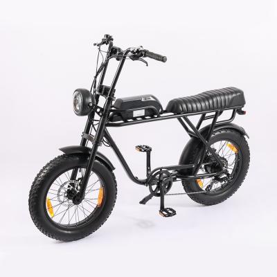 Cina Sensore Smart Tipo 48V 1000W E Bike Vintage Motorbike elettrico con pneumatico di 20 pollici di grasso in vendita