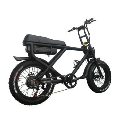 China Bicicleta de pneus elétricos de 20 polegadas para adultos Vintage personalizada E Dirt Bike Bicicleta de praia Cruzeiros à venda