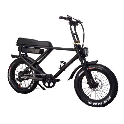 China Bicicleta de pneus elétricos de 20 polegadas para adultos Vintage personalizada E Dirt Bike Bicicleta de praia Cruzeiros à venda