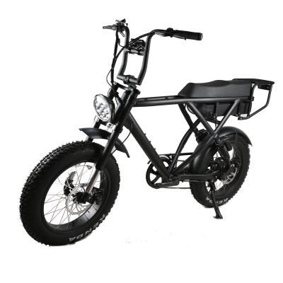 China DOMANCA/ 48V 20Ah 500w/750w/1000w Full Suspension Elektrische Hybride Bike Achterhoek Motor Beach Bikes Cruisers Te koop