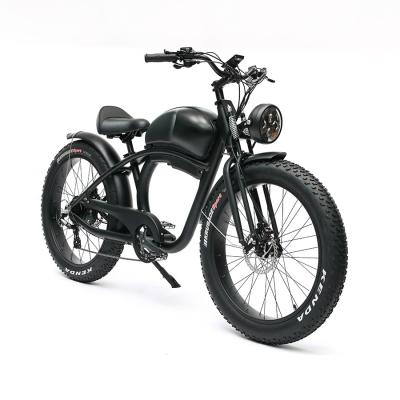 Cina Vintage 26*4.0 Fat Tire Electric Bike OEM con coppia da 80-90 Nm e freno a disco F R in vendita
