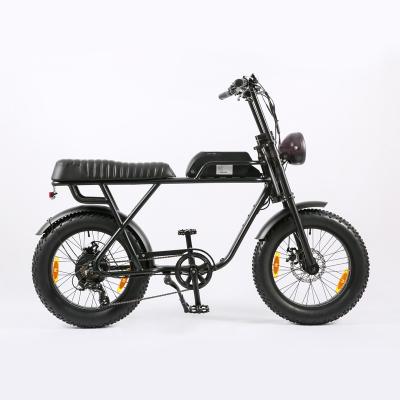 China Aanpasbare 48V 1000W Vintage elektrische motorfiets met 20