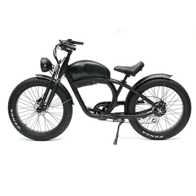 Cina 48V750w Vintage Fat Tire Motorcycle con 7 marce e 48V20A batteria agli ioni di litio in vendita