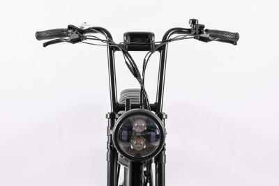 China 48V1000W Motor Volle ophanging Shock Elektrische Retro Bike met aangepaste Beach Bikes Cruisers Te koop