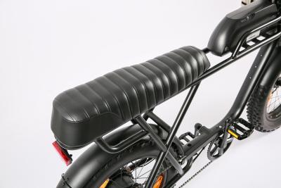 China 48V1000W Motor Volle ophanging Shock Elektrische Retro Bike met aangepaste Beach Bikes Cruisers Te koop