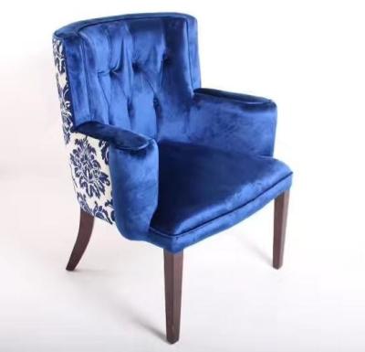 China Solid wood frame fabric upholstery hotel lounge chair/single sofa for sale