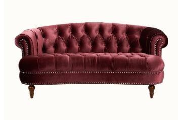 China 2018 new style velvet fabric french furniture button tufted chesterfield sofa for home design,3-seater sofa for home for sale
