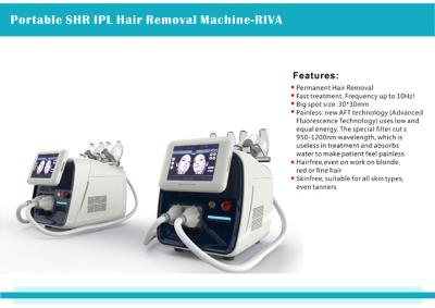 Cina Il touch screen della macchina di depilazione del laser del portatile SHR IPL per pelle stringe in vendita