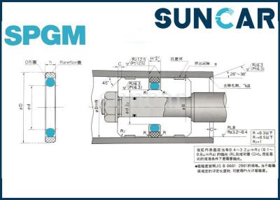 Cina Guarnizioni del pistone di SPGM per i dispositivi idraulici in vendita