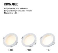 China 220-240V CCT Downlight , SMD Triac Dimmable LED Downlight for sale