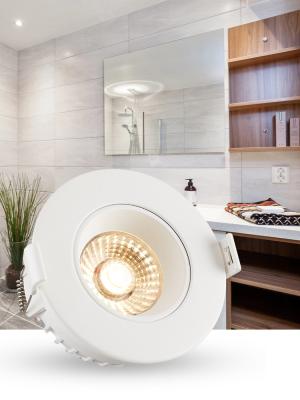 Cina Il TDC impermeabilizza Dimmable LED ribaltabile Downlights IP54 8W multiuso in vendita