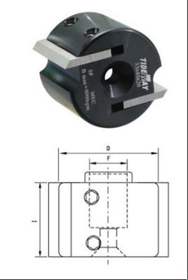Cina Falegnameria OEM testa cutter shaper durevole con europea EN847/1 in vendita