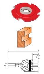 Cina TCT Shaper frese, scanalatura Cutter a 45 # in acciaio al carbonio verniciato rosso in vendita