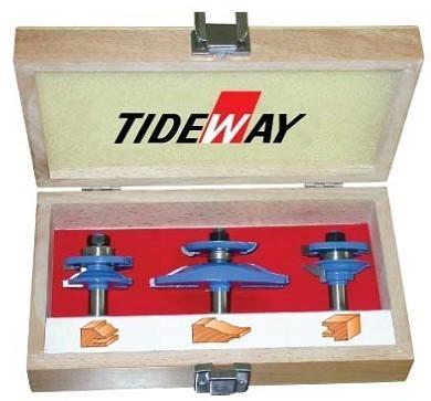 Cina Router bit set - 3-Piece sommerfeld sollevato pannello set in vendita