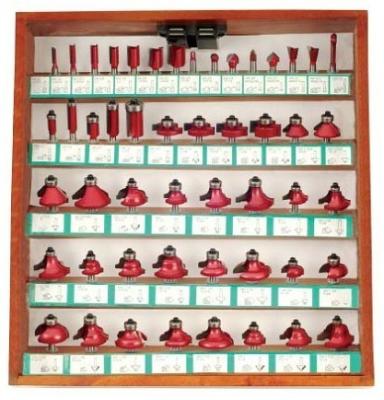 Cina OEM personalizzate 50 set router bit set con 45 #carbon acciaio in vendita