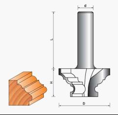 Cina Affronti il router di modellatura del CTT del carburo di tungsteno del Micro-grano del pezzo pungente per la falegnameria LC6030 in vendita