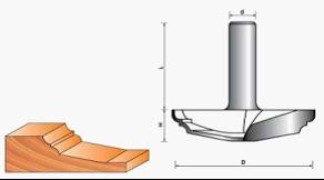 Cina router del CTT di immersione del pannello alzato tungsteno del Micro-grano pungente per il taglio del legno naturale LC7007 in vendita