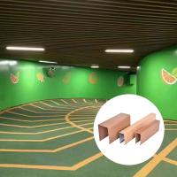 Quality Soundproof Waterproof Aluminium Ceiling Tile U Shaped For Building Decoration for sale