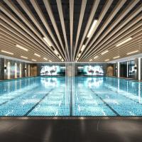 China Aluminum Baffle Ceiling Panel U Shaped Strip 30x50mm Fireproof Sound Absorbing for sale