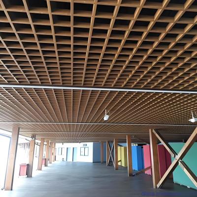 Cina Metallo sospeso soffitto falso Customized alluminio sospeso soffitto griglia resistente al fuoco in vendita