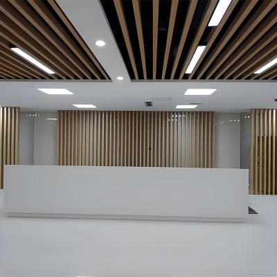 Cina pannello di parete del soffitto lineare quadrato tubo metallico alluminio in vendita