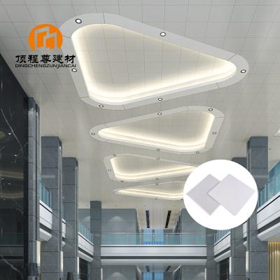 China Customized Design False 2x2 Metal Ceiling Tile for Shopping Mall with Fireproof Material Aluminium for sale