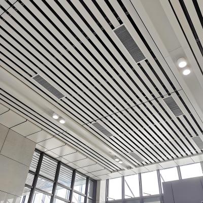 China Metallbaumaterial Metall-Aluminium-Deckenstreifen Dekorative Hängedecke zu verkaufen