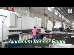 Panel único de aluminio exterior perforado