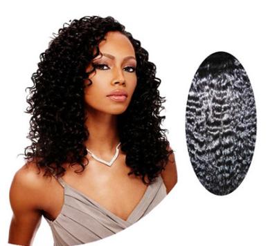 China Water Wave / Kinky Curly Human Hair Wigs100% Brazilian Body Wave Hair factory