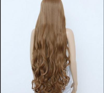 China Deep Curly Human Hair Wigs Medium Brown Color / unprocessed virgin human hair factory