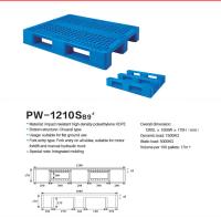 China 9-Foot Stackable Plastic Pallet - Corrosion Resistant, 450pcs MOQ, SGS/FDA Certified for Warehouse Storage for sale