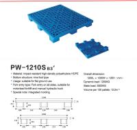 China Nine Foot Style Stackable Plastic Pallet For Environmental Friendly Storage for sale