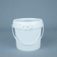 China Customizable Transparent Plastic Bucket 2 Gallon Smooth Surface IML Printing Accepted for sale