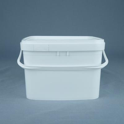 중국 스퀘어 플라스틱 버켓 식품 등급을 패키징하는 3 킬로그램 아이스크림 판매용