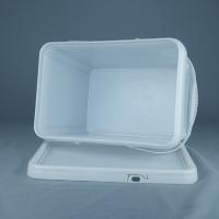 China 20L Rectangular Plastic Bucket Food Grade Storage Container 37.7x24.7x28.4cm PP Material for sale