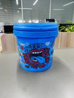 China ISO 9001 Certified Round Plastic Bucket 1L to 20L Seal Lid for sale