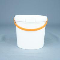China Jieming Rounded Plastic Bucket 1-20L with Seal Lid for Food Chemical Storage for sale
