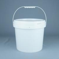 China Round Plastic Bucket 5L 10L 20L Chemical Transport with Seal Lid for sale