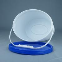 China Jieming Oval Plastic Bucket 5L 10L 20L PP HDPE Food Grade Customizable for sale