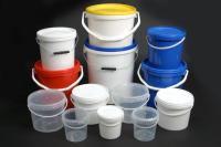 China Jieming 5L Plastic Paint Bucket Heat Resistant UV Resistant 30cm Storage Container for sale