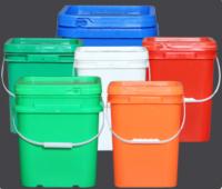 China PP Square Plastic Bucket 10L Impact Resistant Food Grade 100% Raw Materials for sale
