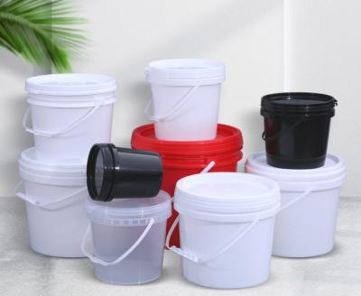 China Plastic Food Bucket with Handle 0.2L-20L Capacity for sale