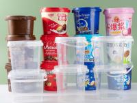 China 1L-5L Stackable Plastic Food Pails for Commercial Kitchens for sale