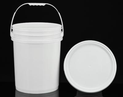 China Gemakkelijke handgreep snap op deksel 5 gallon plastic emmers 15,5 inch Te koop