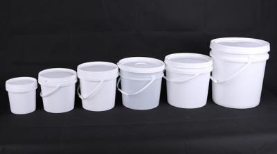 China Handle Available Plastic Food Bucket Capacity 0.2L-20L Free Sample Pick Up for sale