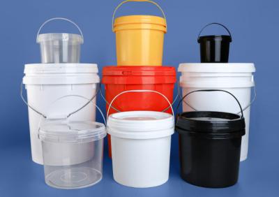 Chine Seal Lid Rounded Plastic Bucket For Convenient And Safe Storage à vendre
